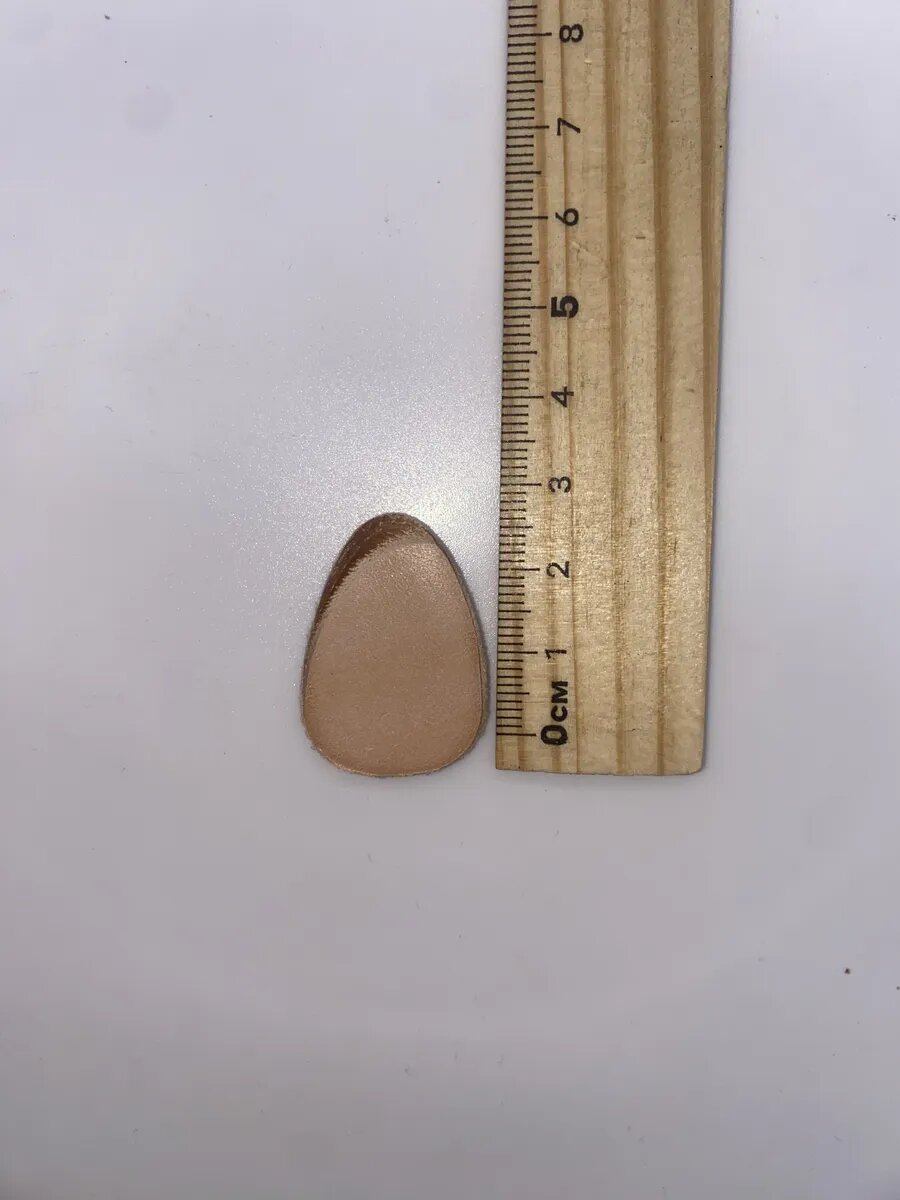 Медиаторы кожаные для балалайки секунда, альт 3шт