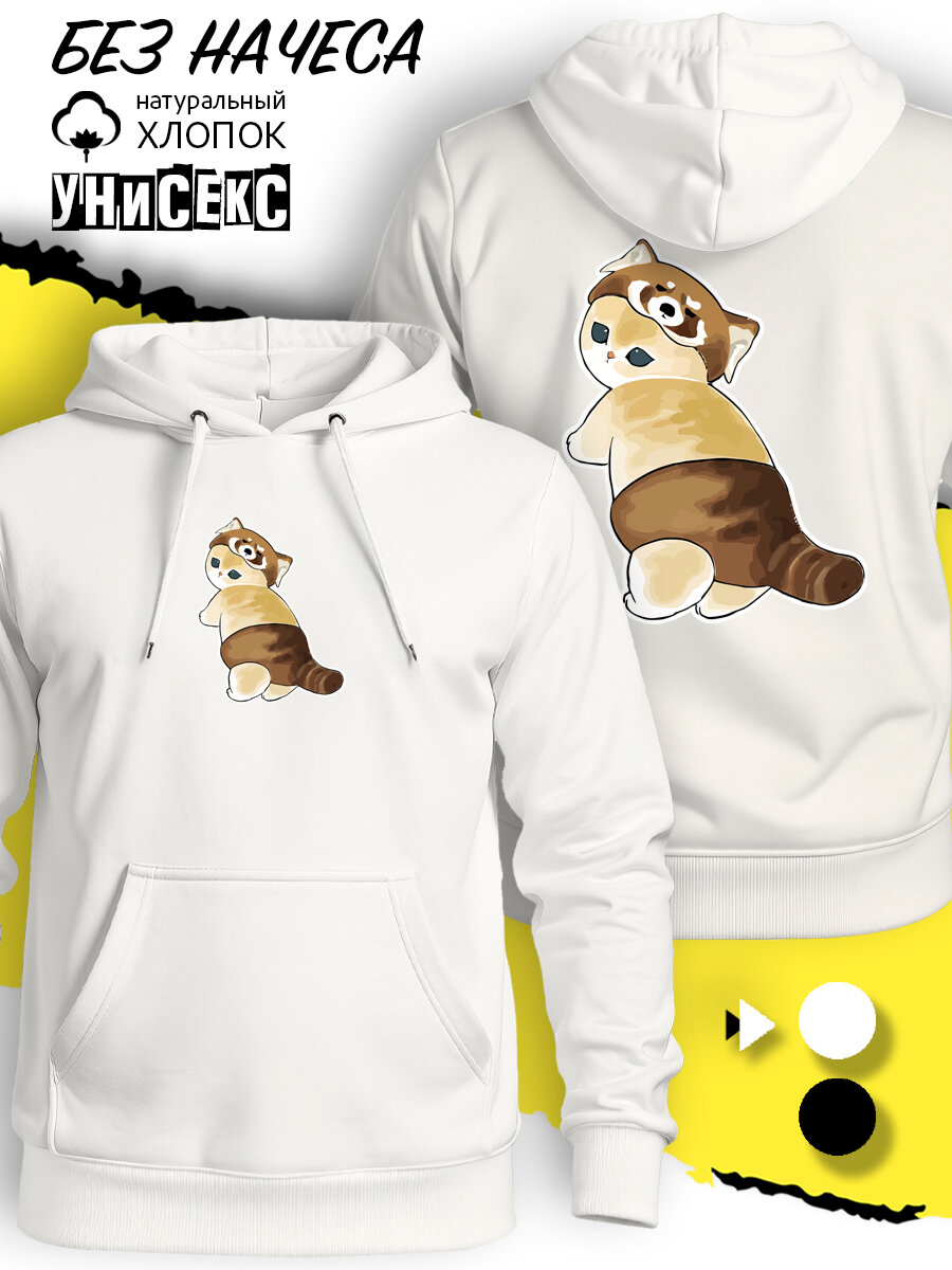 Худи Толстовка свитшот с котенком