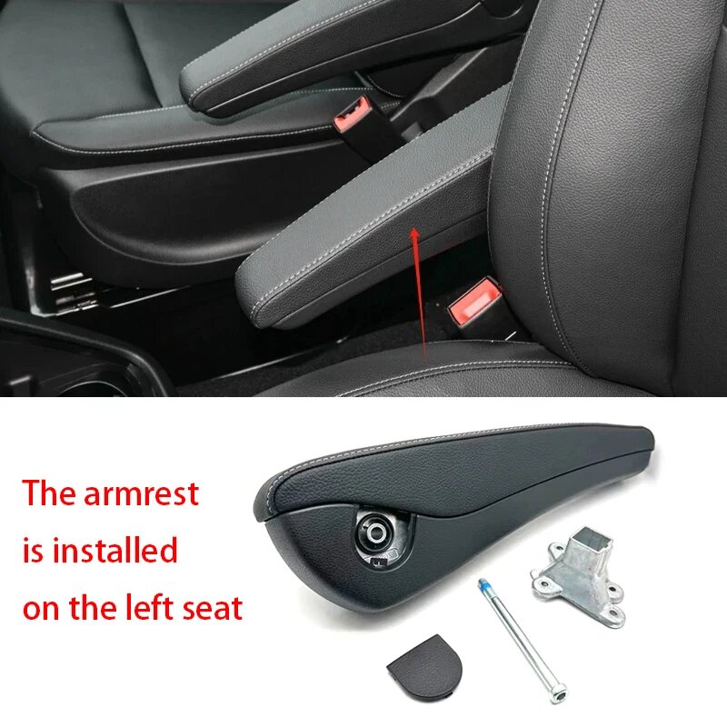 Высокое качество левое/правое переднее двухместное сиденье складной подлокотник регулируемый для Mercedes Benz V Vito Metris W447 2014-2021 Black Left Assembly