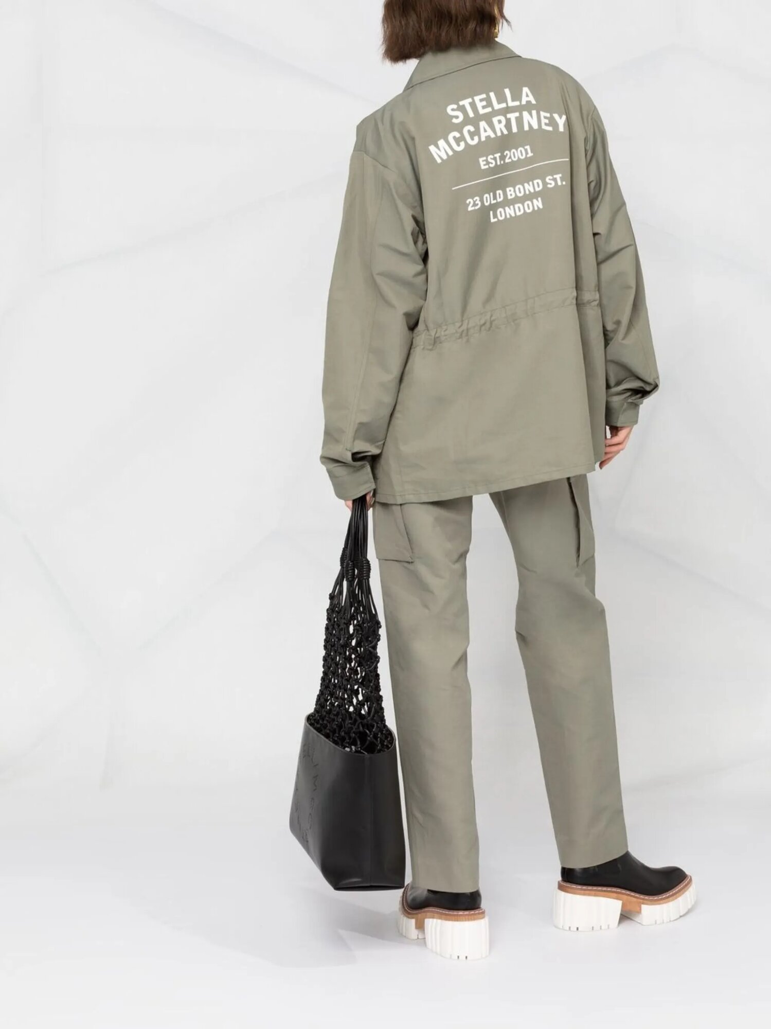 Брюки классические Stella McCartney, размер XS, зеленый — фото 1