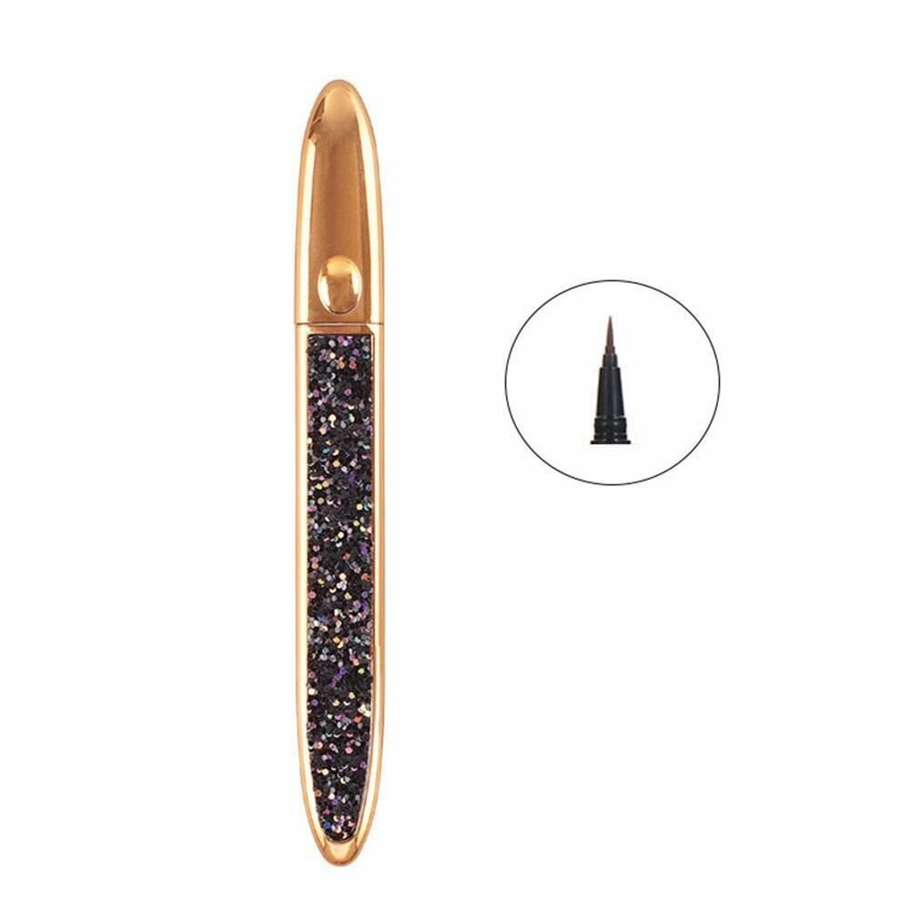 Самоклеящаяся Подводка Для Глаз 2-в-1, Водостойкая И Несмазывающаяся Подводка Для Глаз.