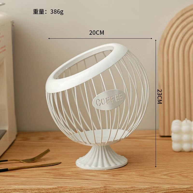 Новая стильная железная корзина для фруктов и конфет, 20*23 см