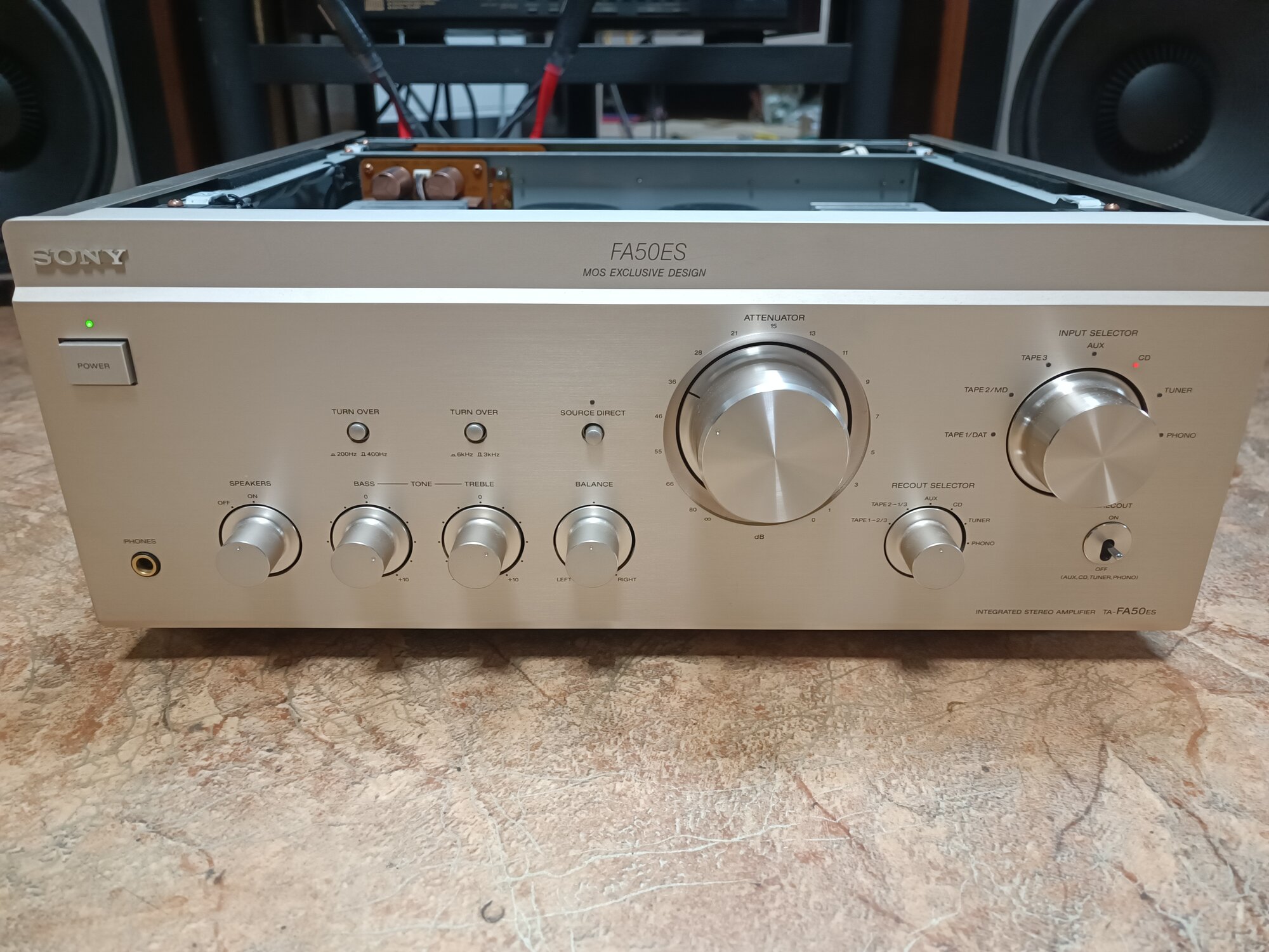 Топовый интегральный усилитель Sony ta-f 50