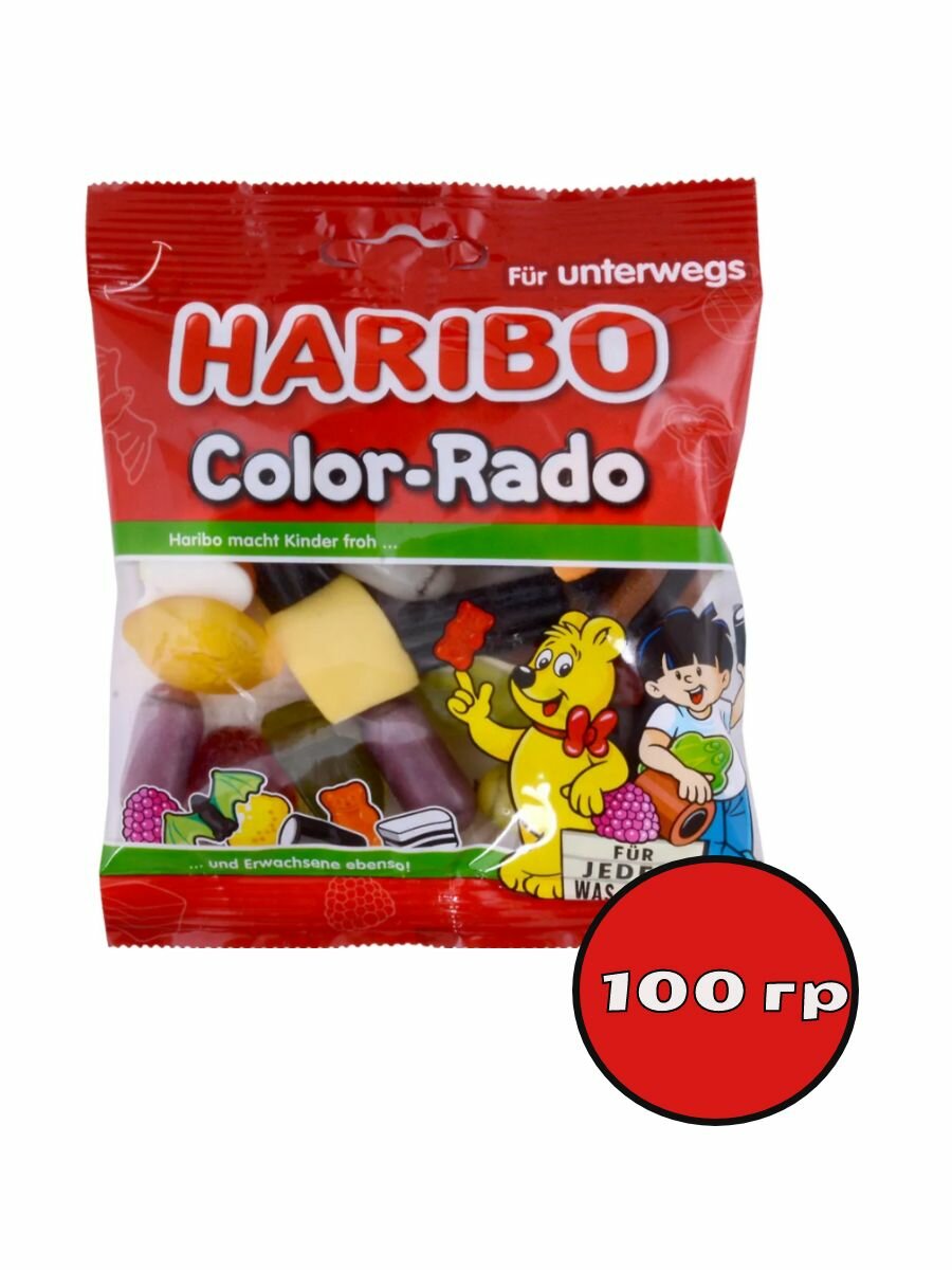 Мармелад жевательный Haribo Color-Rado100гр Германия