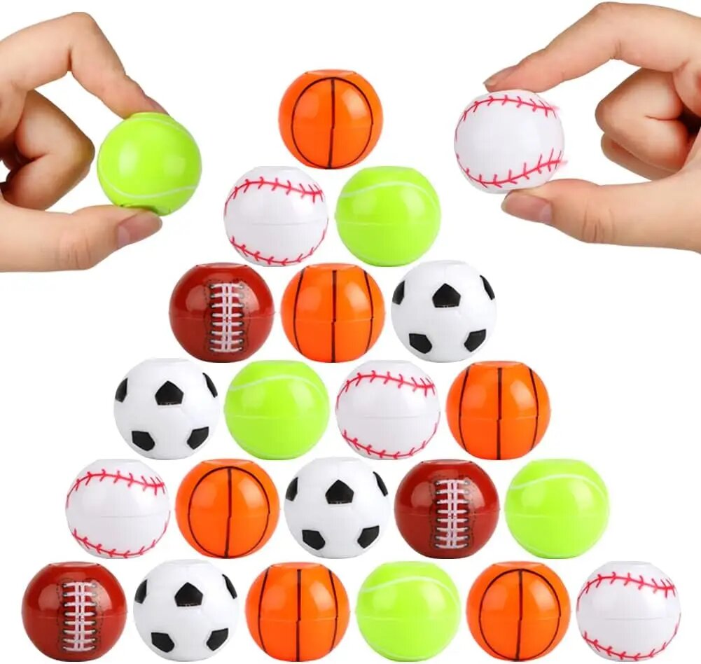 Спортивные мячи: футбол, бейсбол, цвет A-10PCS