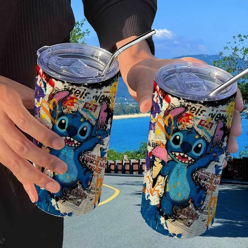 Термос-чашка Disney Лило и Стич Potdemiel, Stitch-1, Унисекс