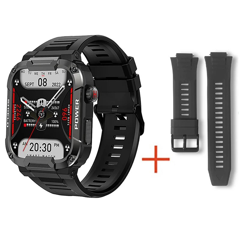 Оригинальные умные часы Gloryfit IP68 Black add