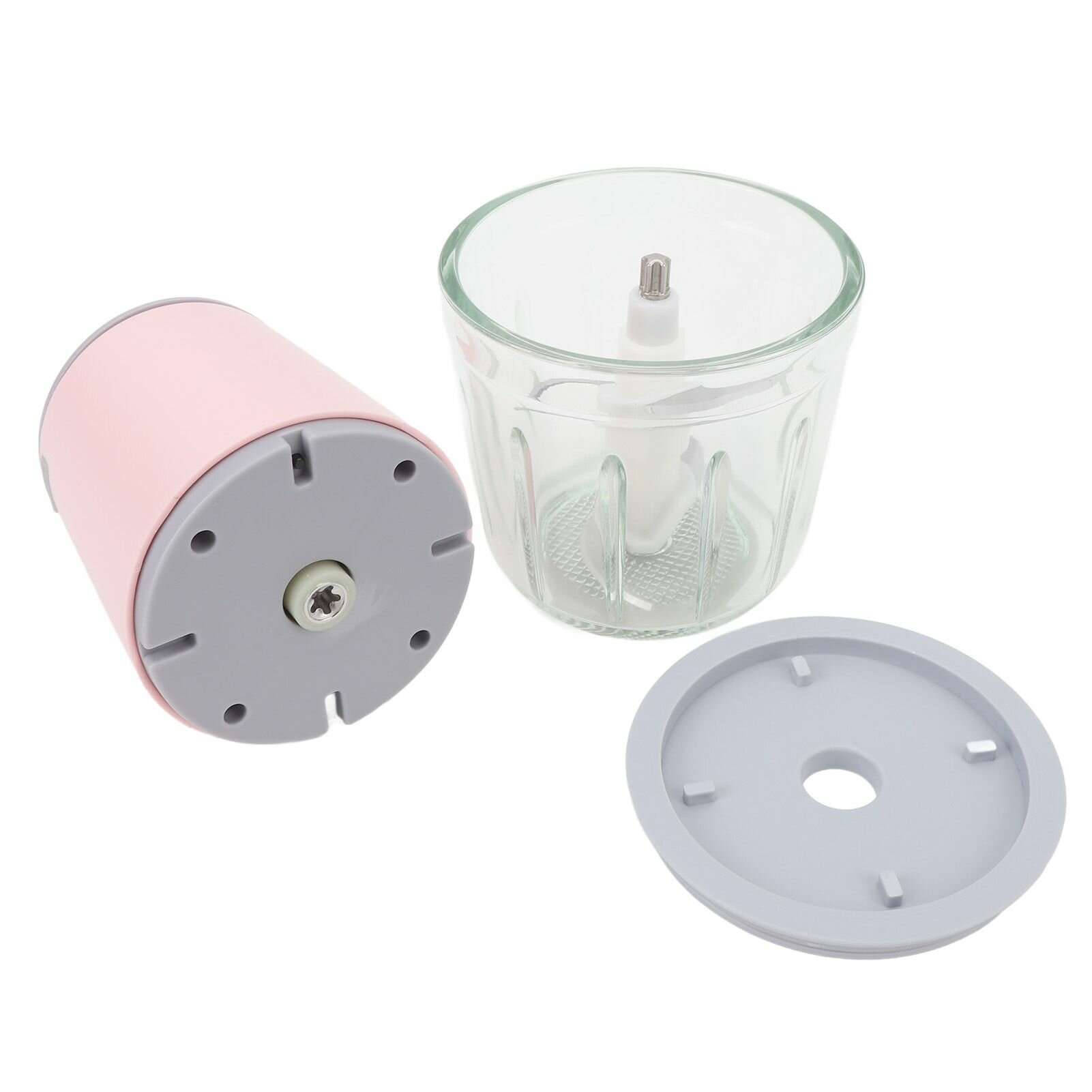 Мини кухонный процессор 600мл беспроводной, мощный и многофункциональный, безопасно готовит для детей, в комплекте насадки и инструкция