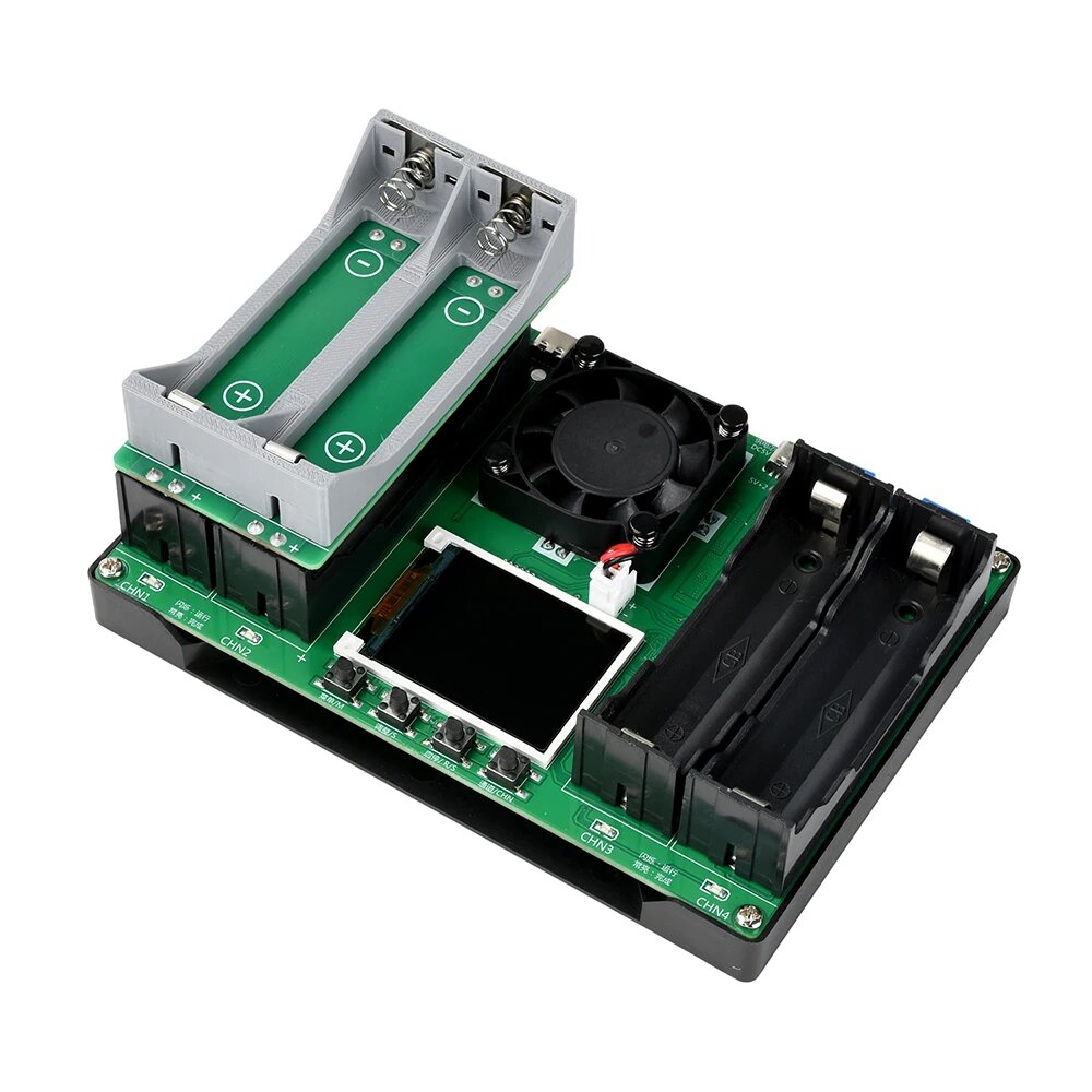 Тестер аккумуляторов 4-канальный Aideepen 18650, Цвет: one Kit