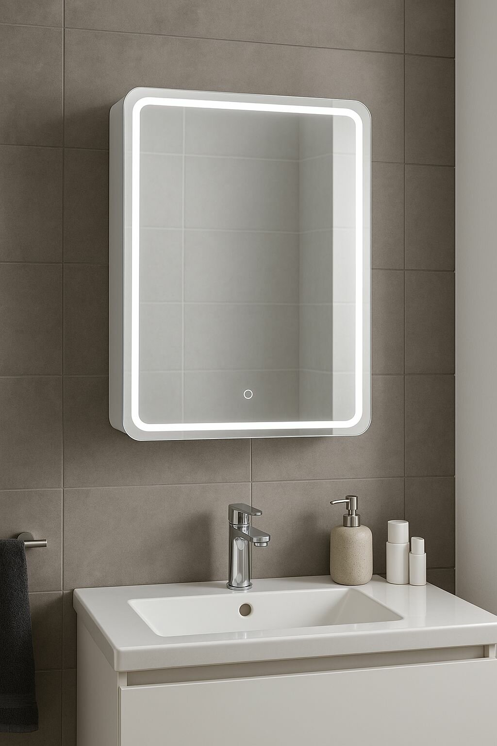 Зеркальный шкаф Style Line Каре 60 L