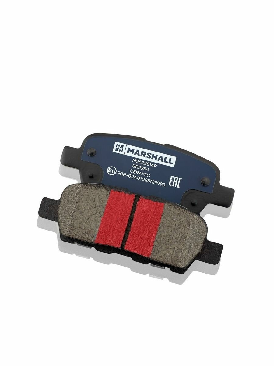 Колодки тормозные дисковые PLUS задние Marshall M2623814P для INFINITI FX, NISSAN X-Trail, RENAULT Koleos