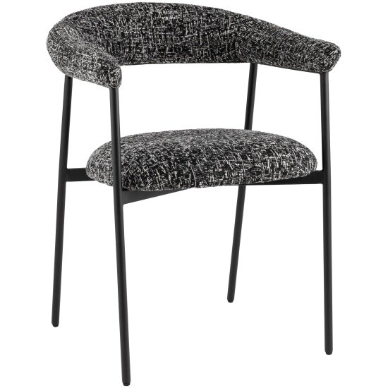 Стул обеденный Stool Group Toko, черно-белый