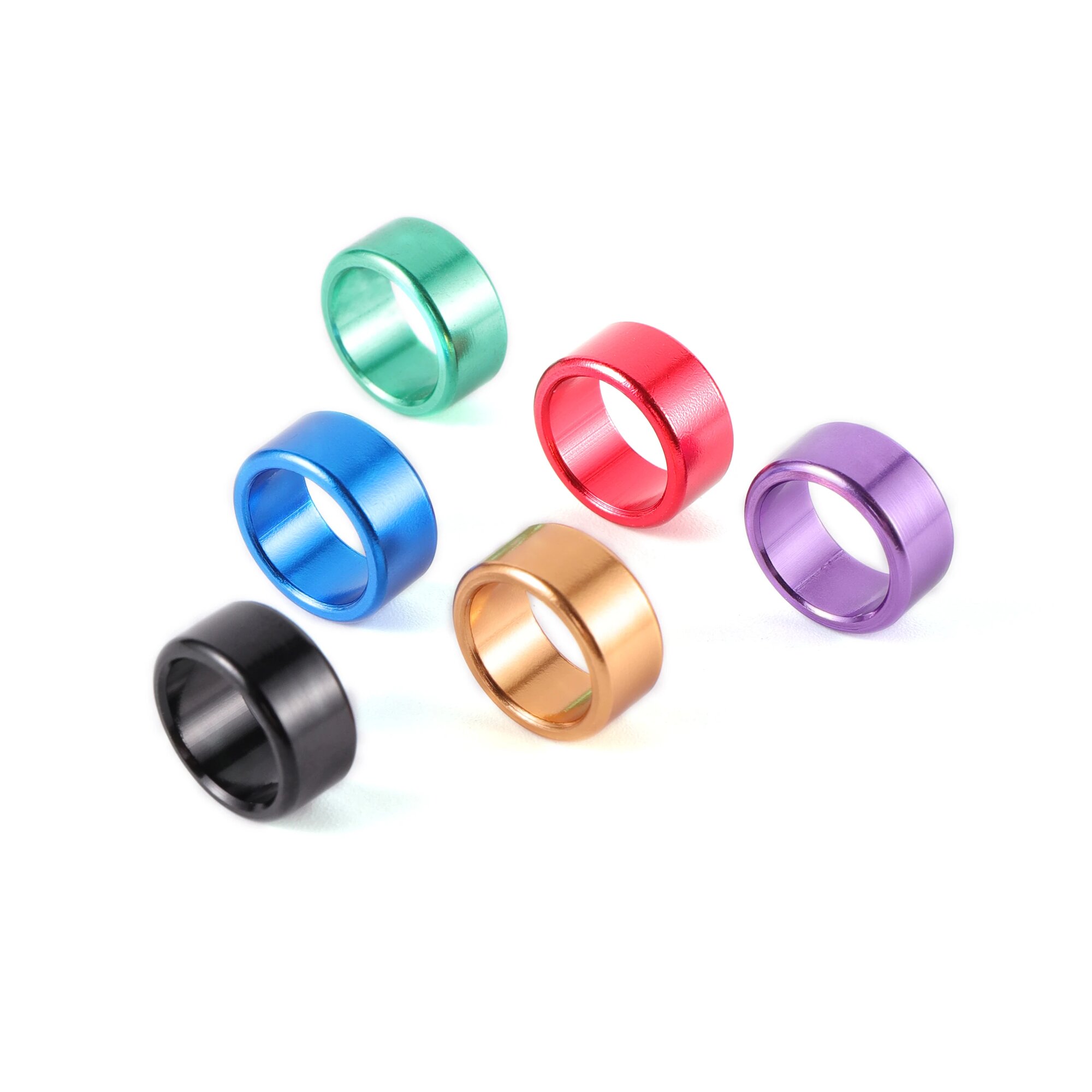 Алюминиевые кольца для ног птиц Talk-Satisfied 360 шт. Inner diameter 10mm, 6 colors