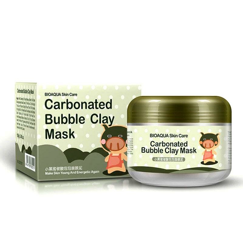 Bioaqua Carbonated Bubble Clay Mask 100g - Глиняно-пузырьковая маска для лица