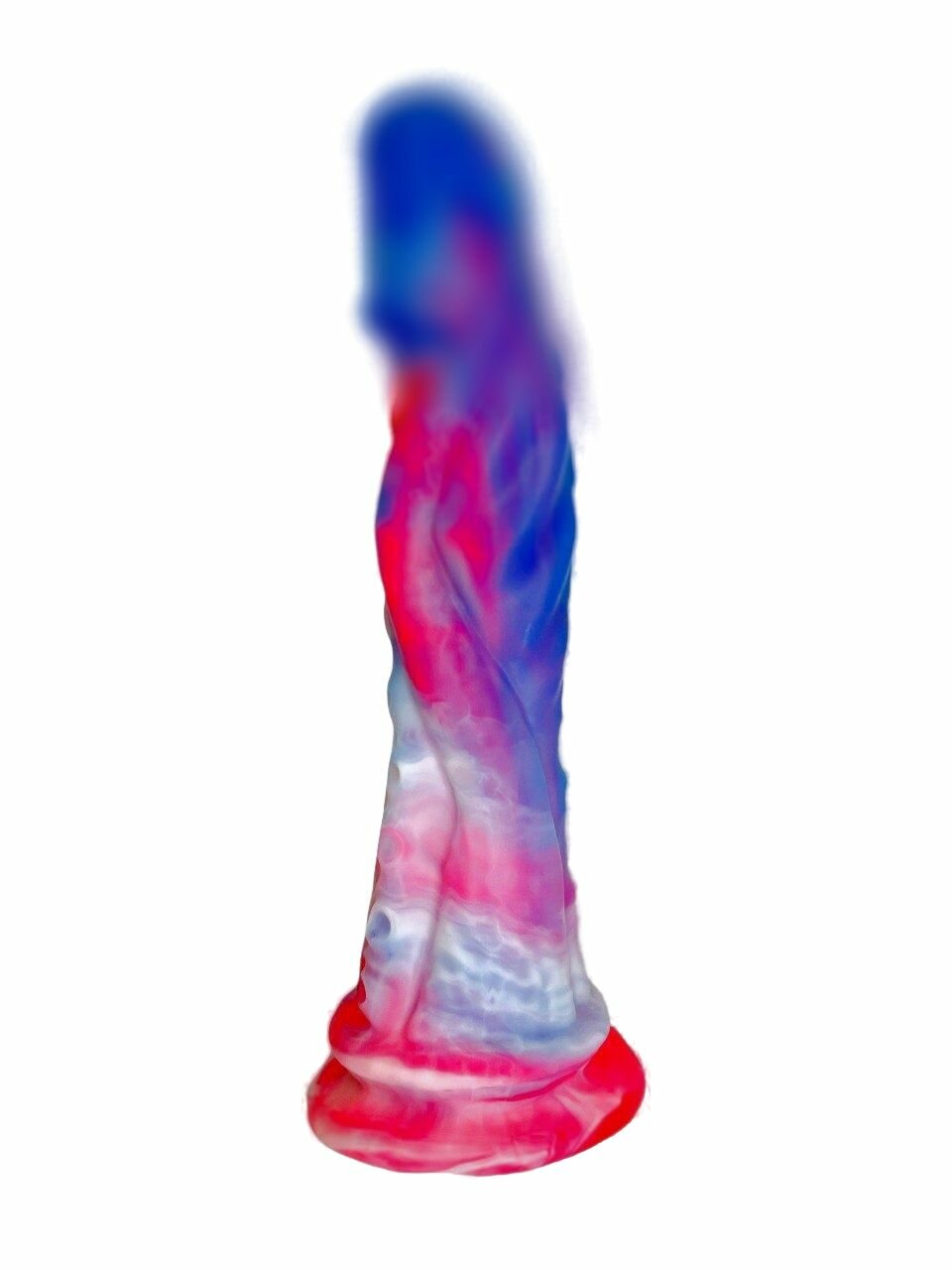 Фаллоимитатор "Sexperiment MrAlien" N11, анально-вагинальный, светло-синий, 22х4,5см