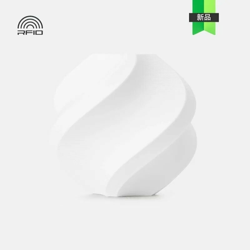 Пластик PLA Lite 1кг на катушке Bambu Lab(В комплект входит лоток для материалов)белый16103