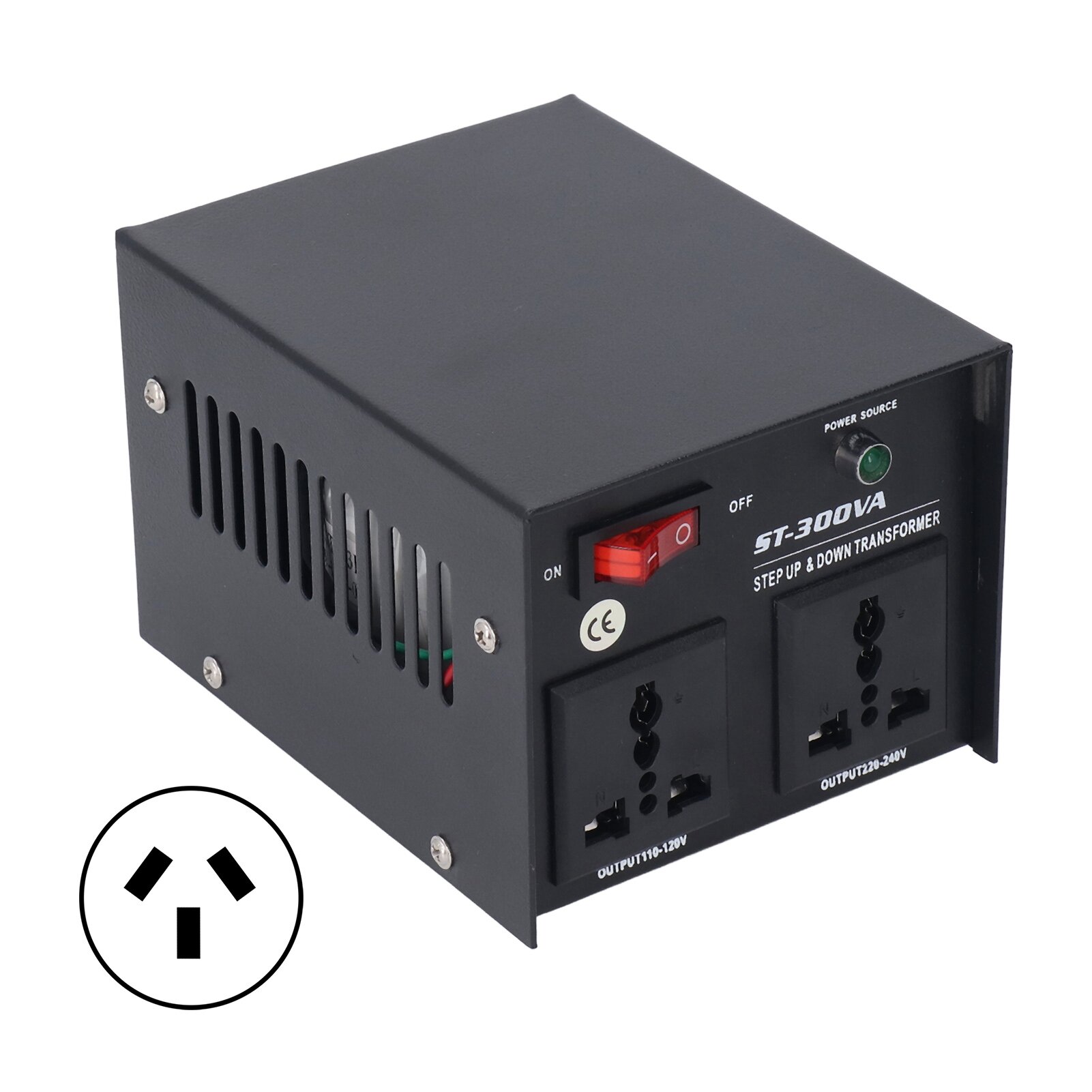 Повышающий трансформатор 300 Вт, мощный преобразователь напряжения