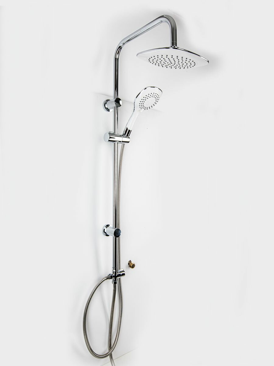 Душевая система тропический душ G-lauf UST-1080, с лейкой, нержавеющая сталь, высота 180 см