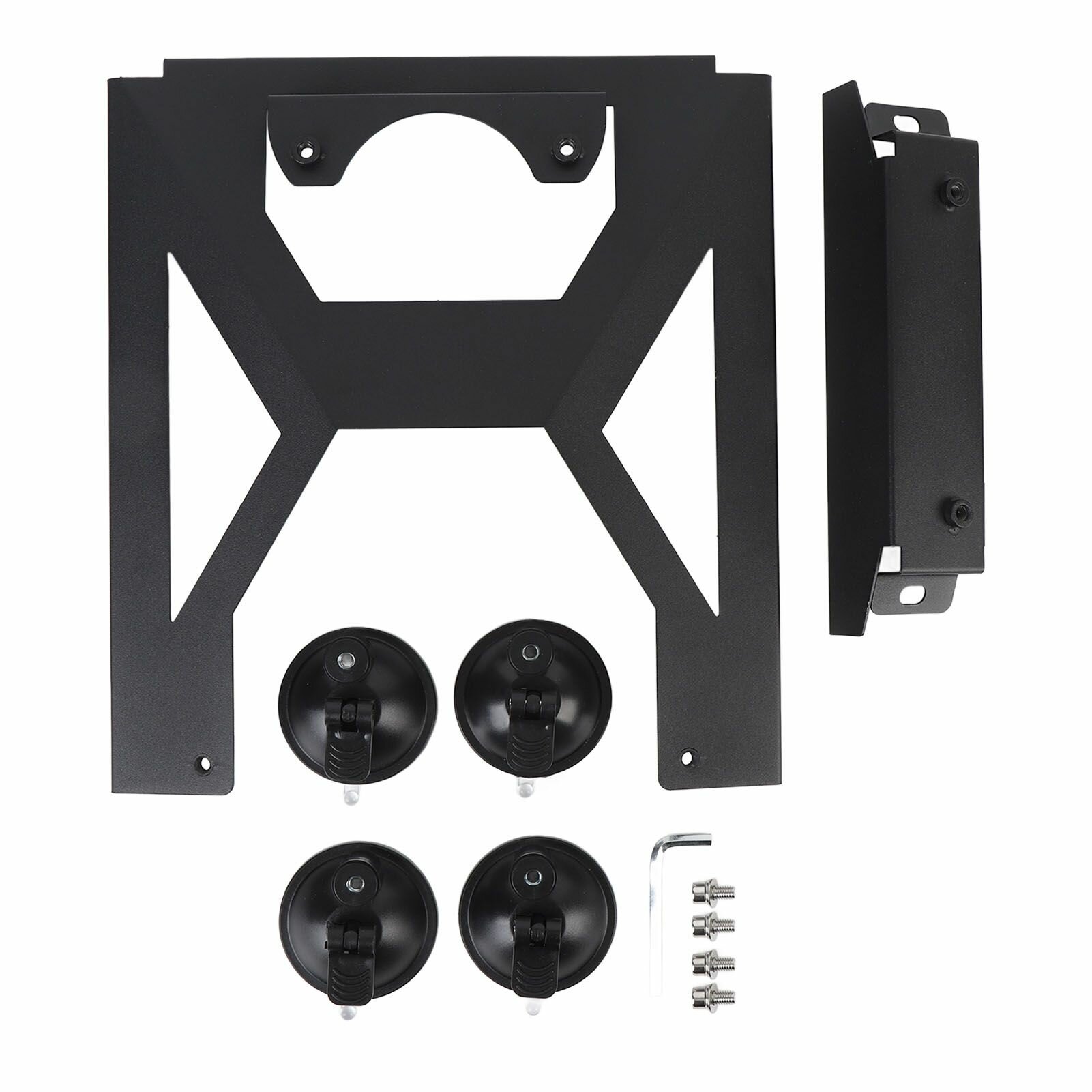 Крепление для спутниковой антенны, 4 присоски, алюминиевый сплав, компактное, для авто и лодок.