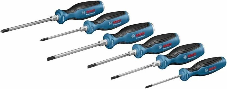 Bosch Home And Garden Набор отверток, 6 предметов (SL/PH), 1600A016BF