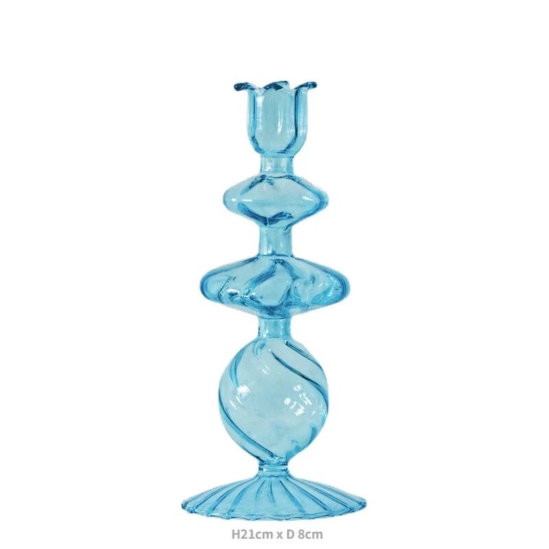 Стеклянный подсвечник Floriddle Decor