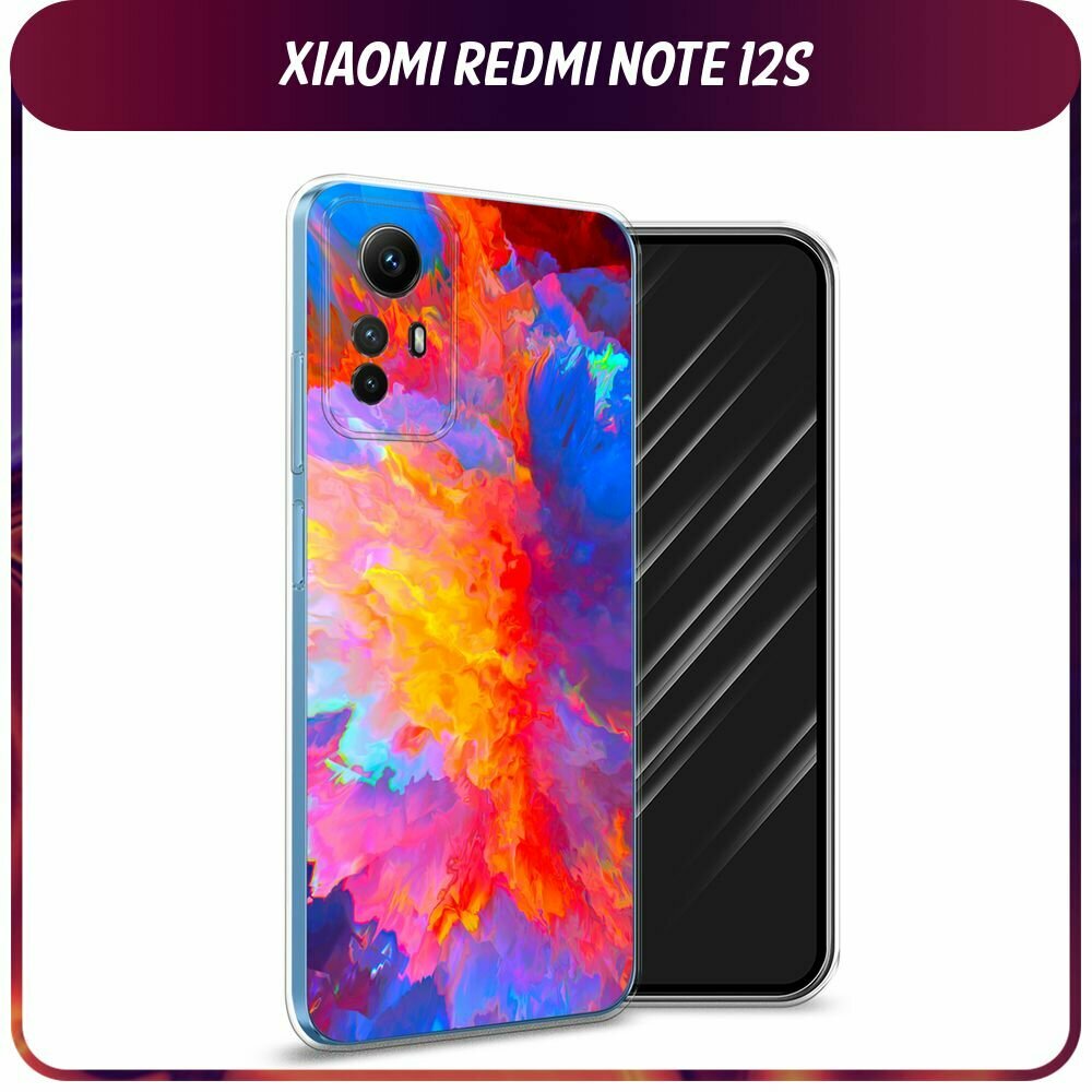 Чехол на Xiaomi Redmi Note 12S / Сяоми Редми Ноут 12S с принтом яркий всплеск
