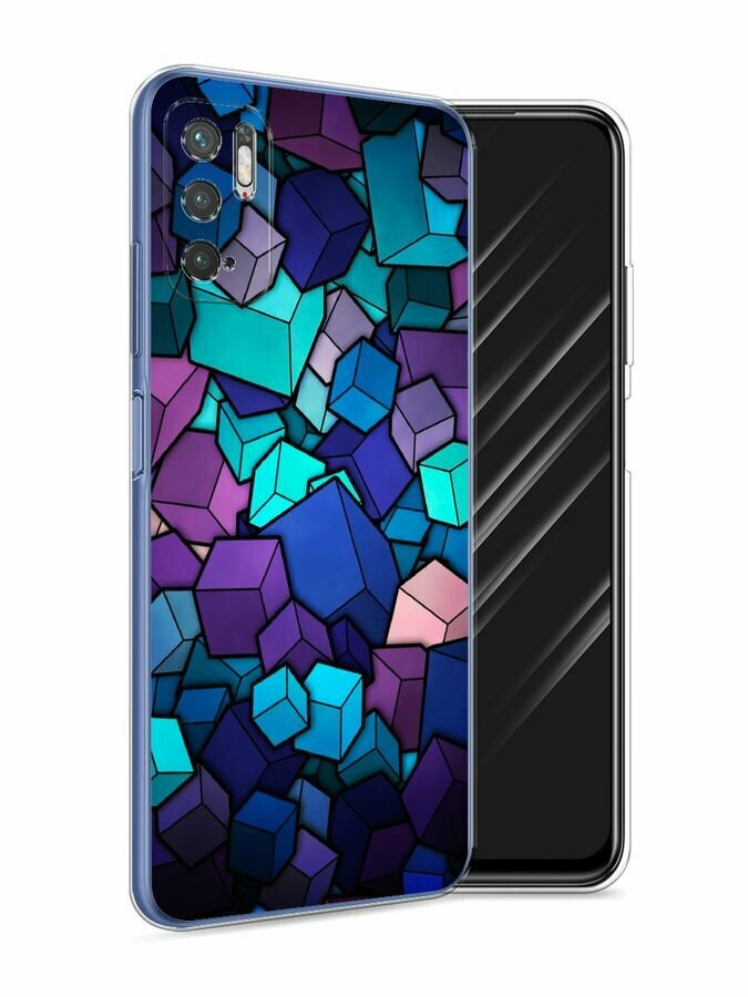 Чехол на Xiaomi Redmi Note 10T/10 5G/Poco M3 Pro / Сяоми Редми Нот 10Т/10 5G/Поко М3 Про с принтом Геометрия 5