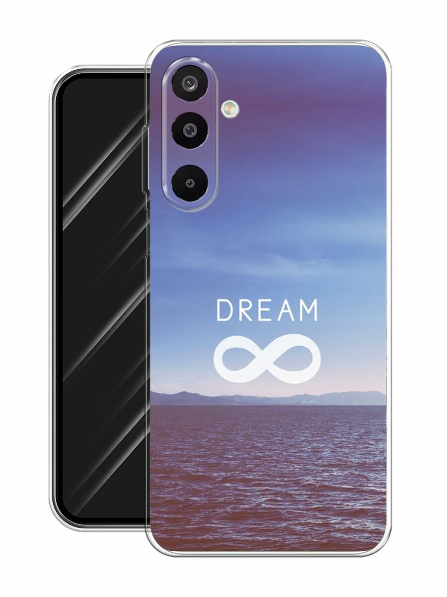 Чехол на Samsung Galaxy M16 / Самсунг Галакси М16 с принтом "Dream бесконечность" — фото 1