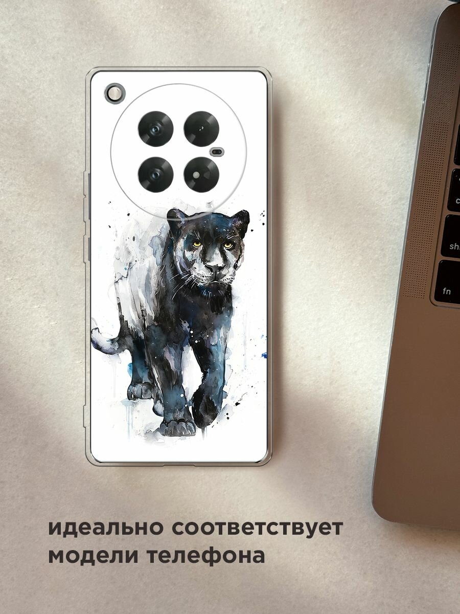 Чехол на Infinix Zero 40 5G / Инфиникс Зеро 40 5G с принтом "Пантера арт 3" — фото 1