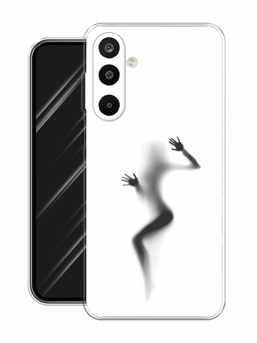 Чехол на Samsung Galaxy M16 / Самсунг Галакси М16 с принтом "Девушка в душе" — фото 1