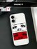Чехол на Apple iPhone 17 / Айфон 17 с принтом "Красные глаза манга", прозрачный