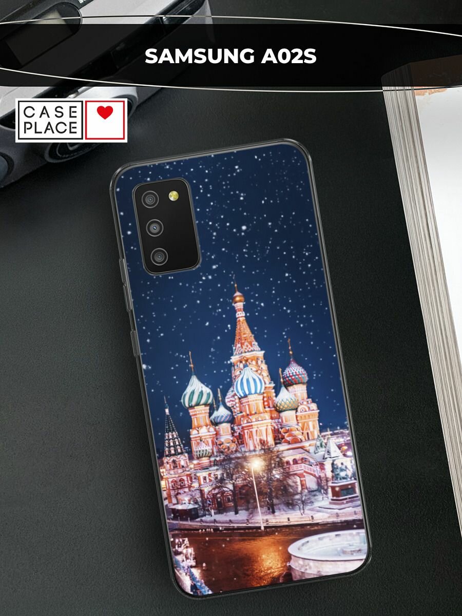 Чехол на Samsung Galaxy A02s / Самсунг Галакси A02s с принтом "Москва 1"