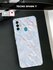 Чехол на Tecno Spark 7 / Техно Спарк 7 с принтом "Сиреневый мрамор"