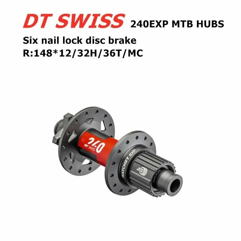 DT Swiss 240EXP Горный велосипедный концентратор с шестью дисковыми тормозами R148 32H MS