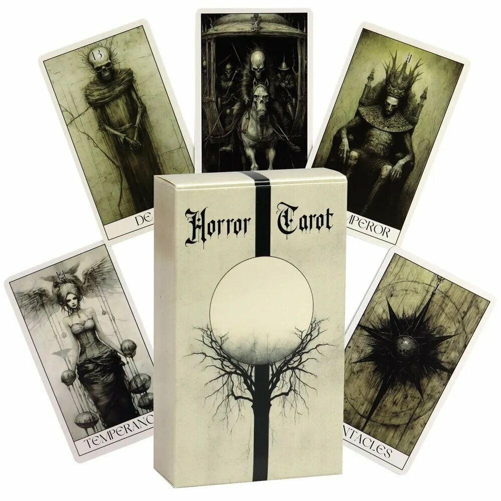 Карты таро Horror tarot,10X6CM