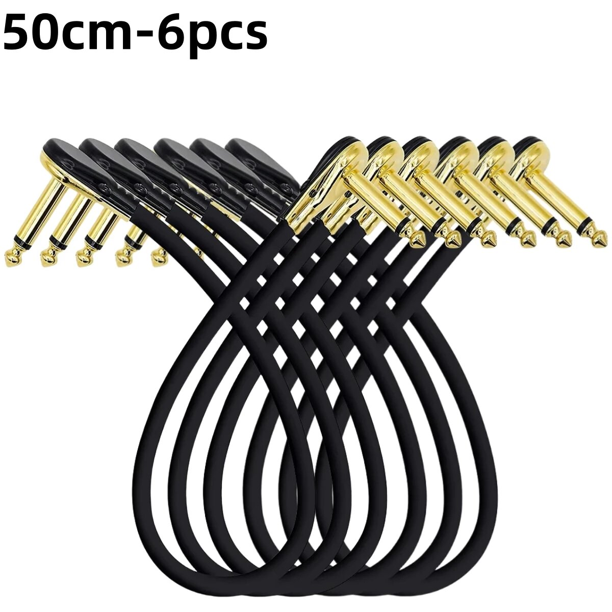 Патч-кабели 1/4" 50см, 6 шт.