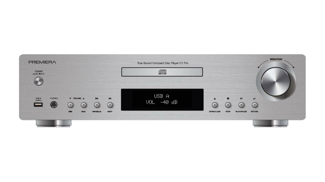 CD-проигрыватель Premiera C1 Pro, высококачественный, для профессиональных студий и домашних систем, Silver