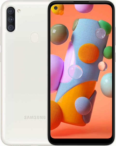 Смартфон Samsung Galaxy A11 2/32 ГБ белый