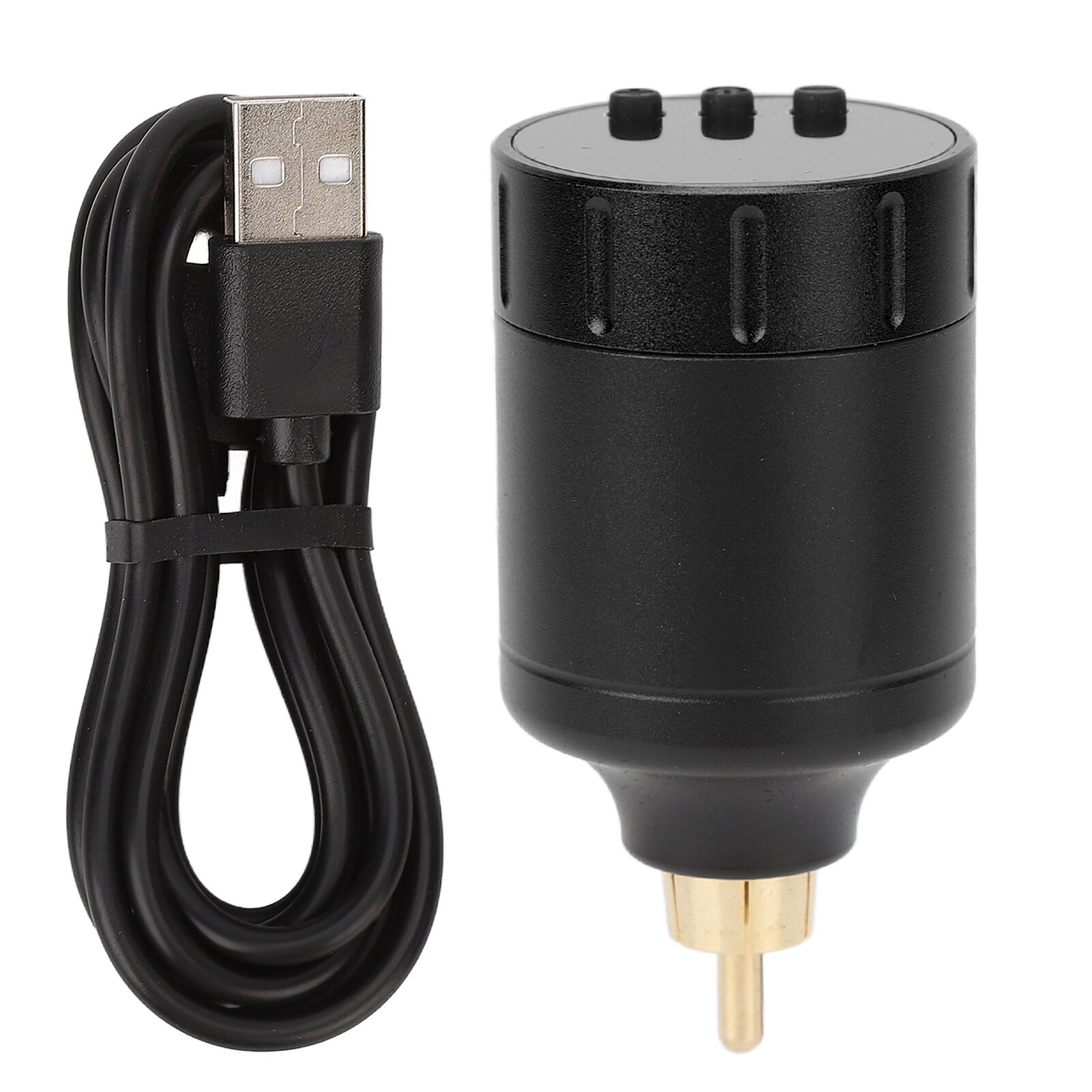 Cordless Tattoo Power Supply Adjustable Voltage Pen 1500mAh Lithium Battery RCA Connector Machine