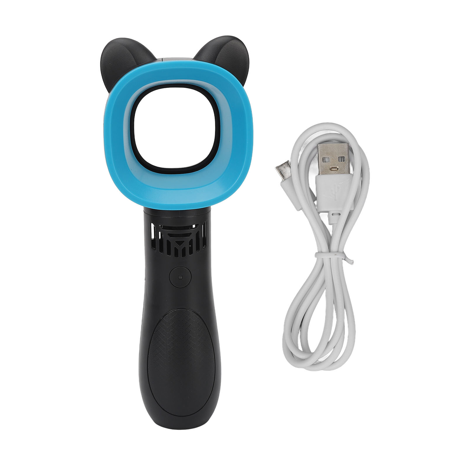 Фен для прививки ресниц, USB аккумуляторная сушилка для наращивания ногтей, безлопастной ручной маленький вентилятор, черный