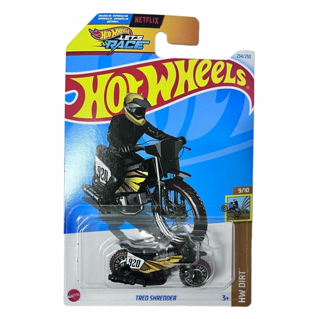 Машинка Hot Wheels металлическая в масштаб 1:64 TRED SHREDDER (Черный/желтый)