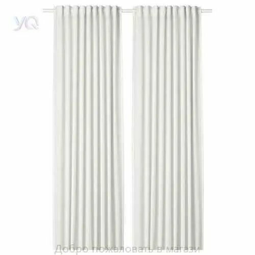Штора гардина 145х250 см белый