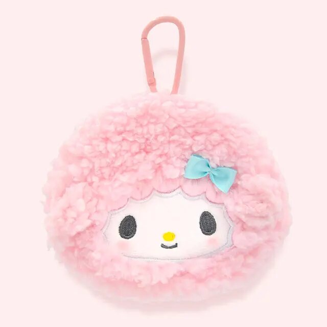 Брелок-подвеска Sanrio Kawaii My Sweet Piano Melody в стиле аниме, симпатичная плюшевая кукла-кошелек для монет, подарок на день рождения,