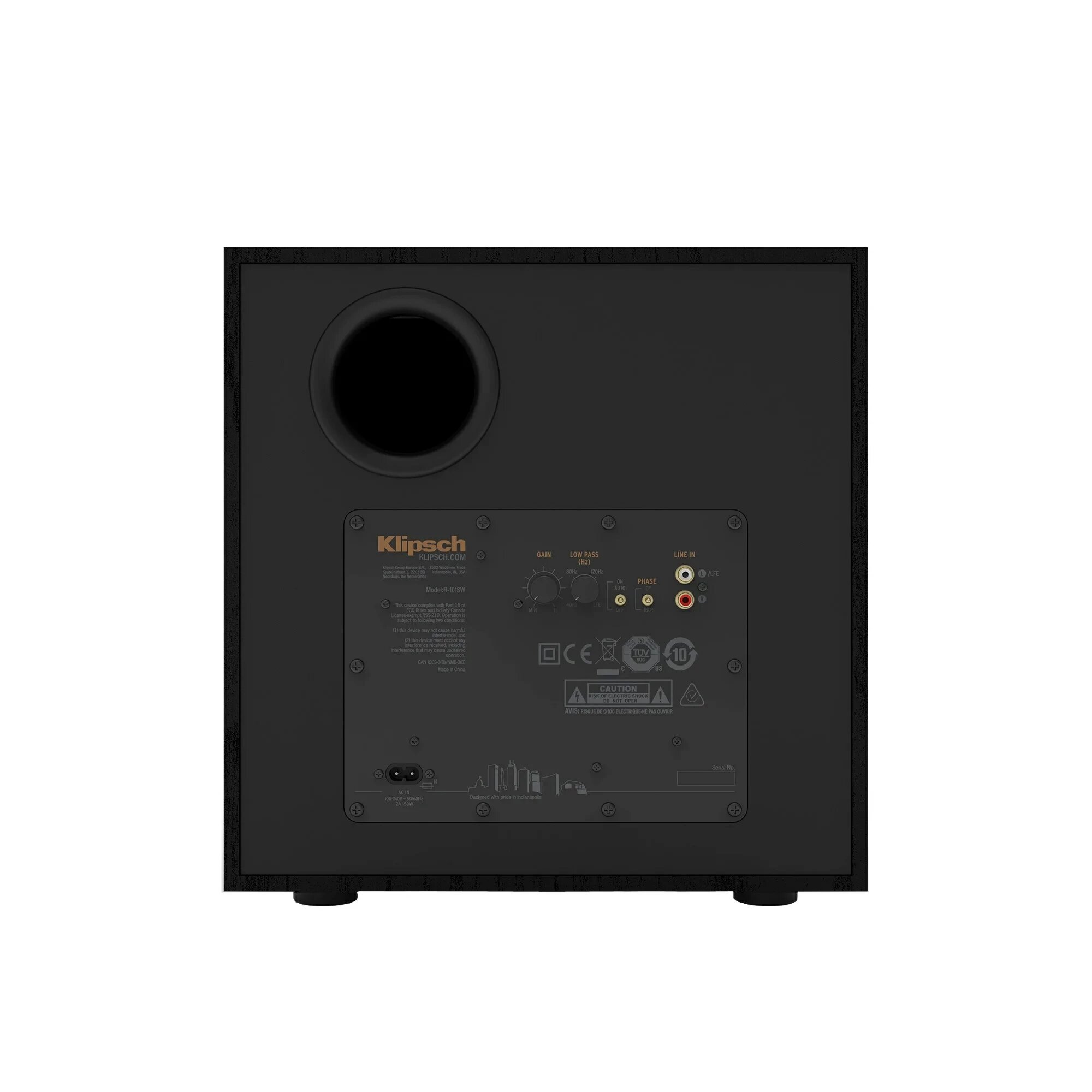 Сабвуфер Klipsch R-101SW EAU Black — фото 1