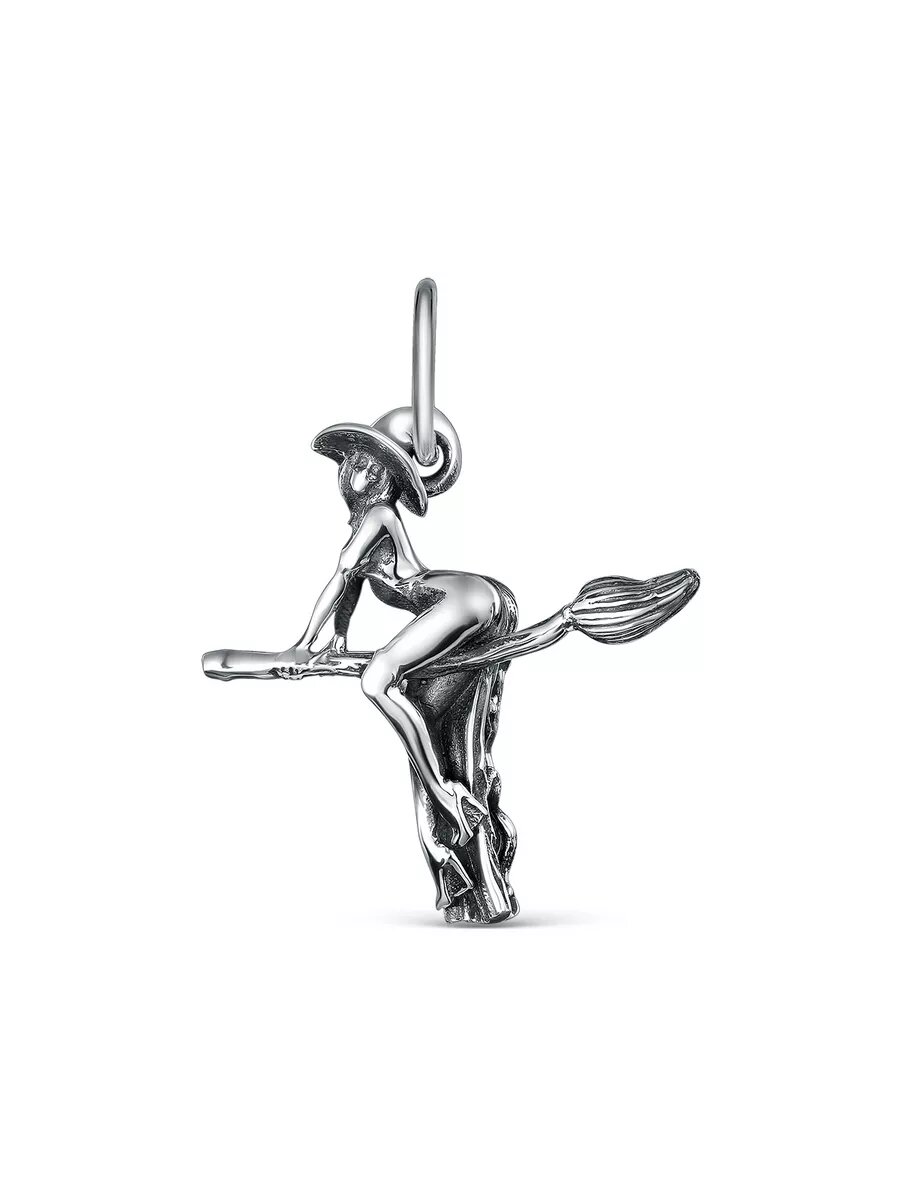 Подвеска, серебро, 925 проба, родирование