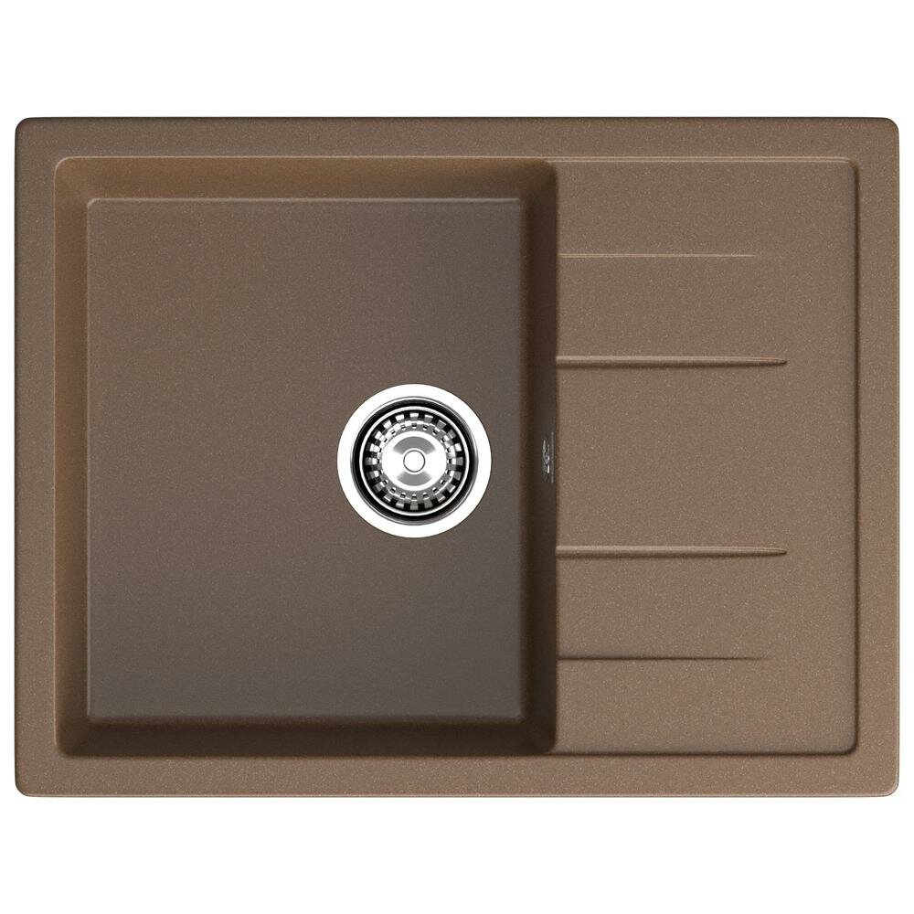 Кухонная мойка GranFest QUADRO 650L, терракот