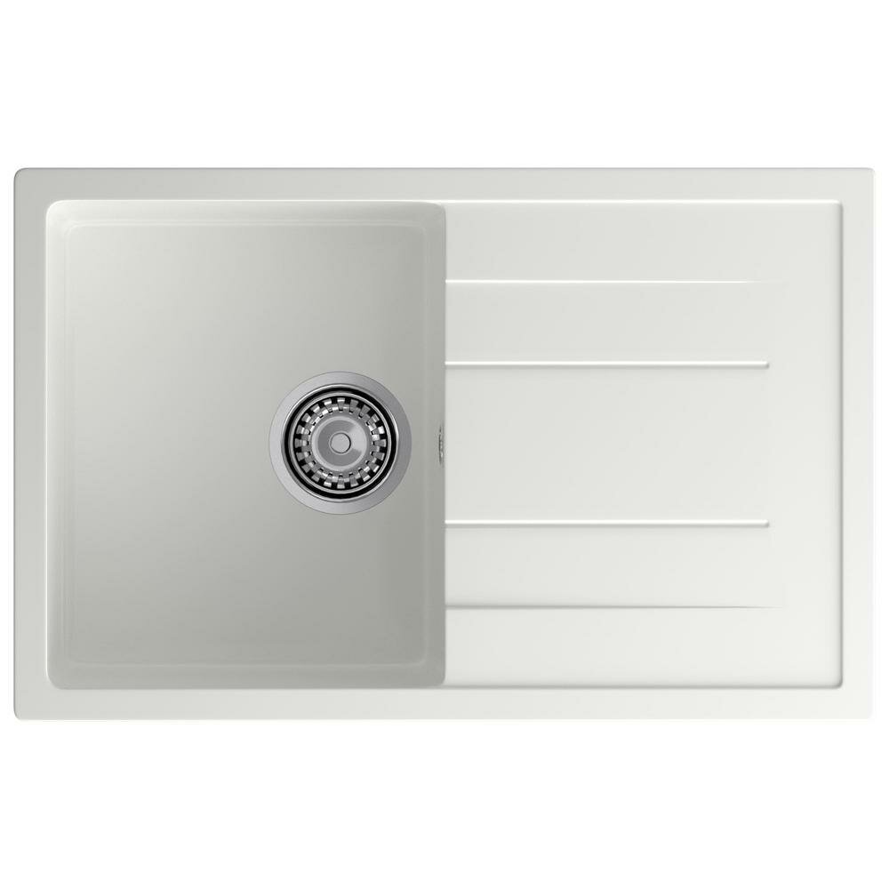 Кухонная мойка GranFest QUADRO 780L, иней