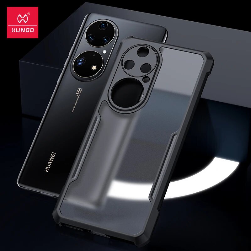 Xundd чехол для Huawei P50 Pro, черный матовый