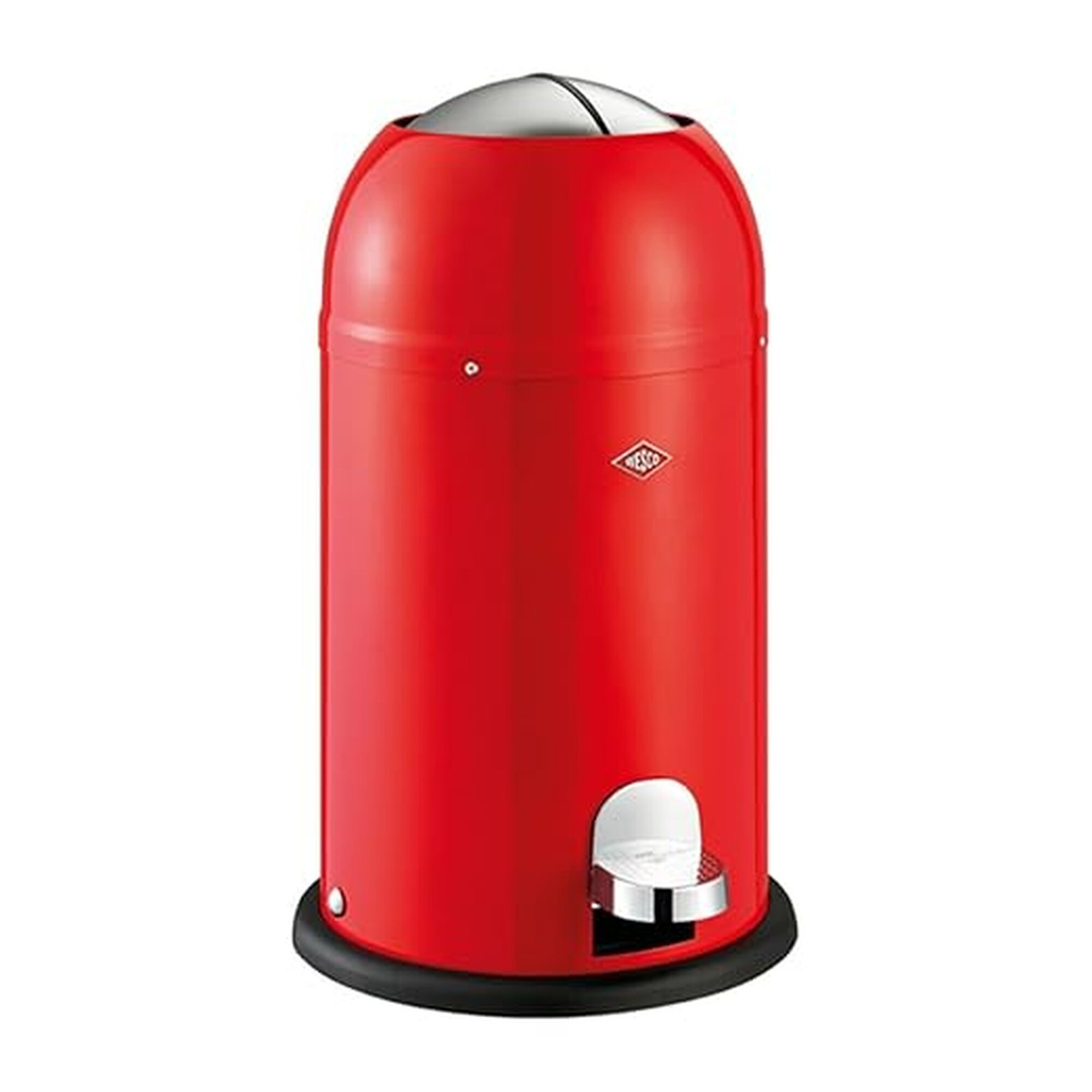 Мусорное ведро WESCO Kickmaster Junior, 12л, красное, с крышкой