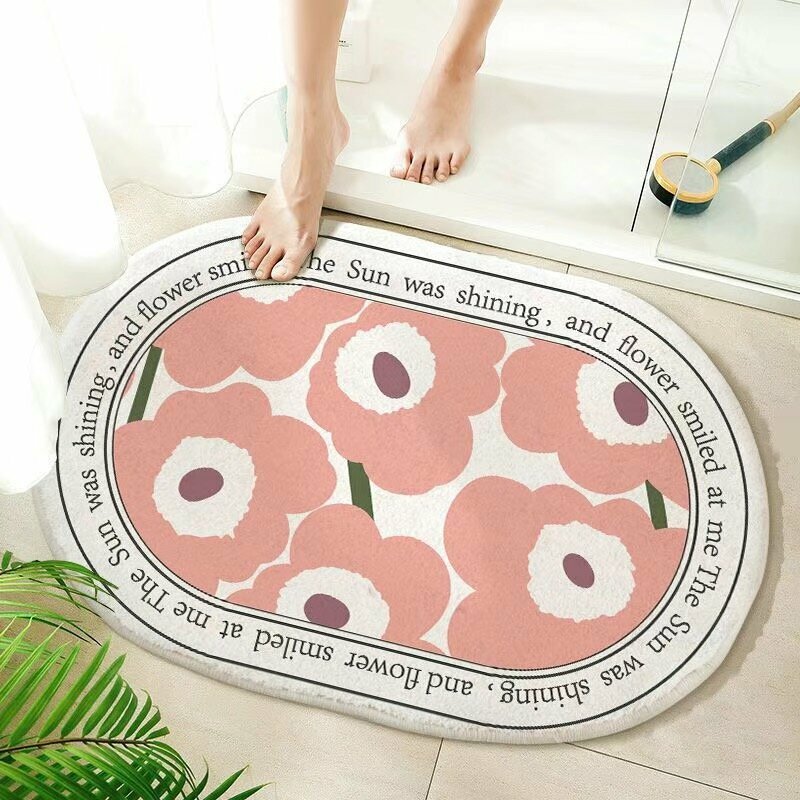 Противоскользящий коврик для двери из искусственного кашемира, style4 Bath Mat, 40 см х 60 см